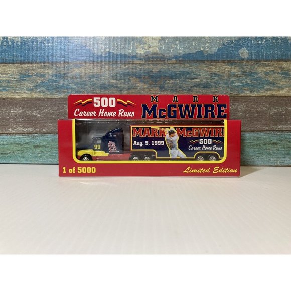 MLB | Toys | Mark Mcgwire Limited Edition Semi Truck Trailer White Rose ...